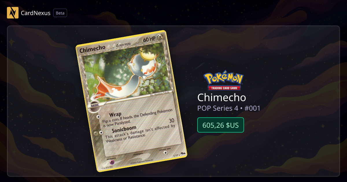 Chimecho - POP Series 4 - Pokemon - CardNexus
